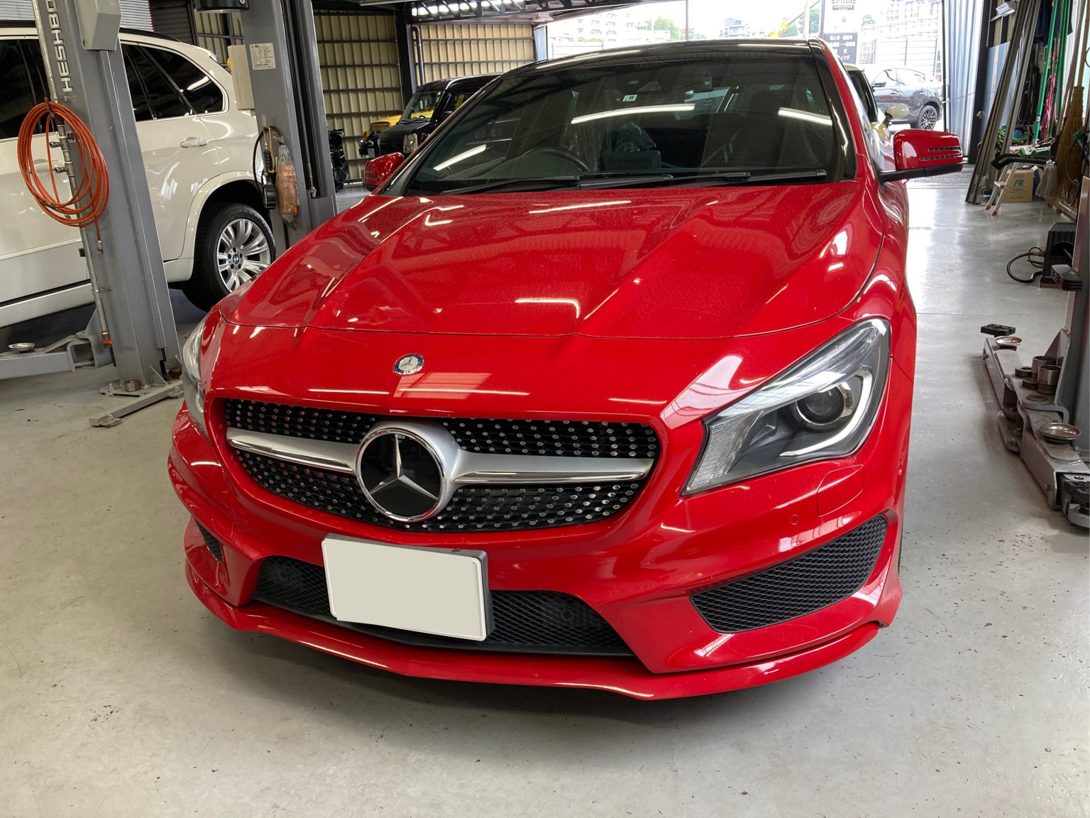 メルセデスベンツ W117 CLA180 ファンベルト一式交換 作業事例 | 輸入車修理専門店 S-TECH carservice ...