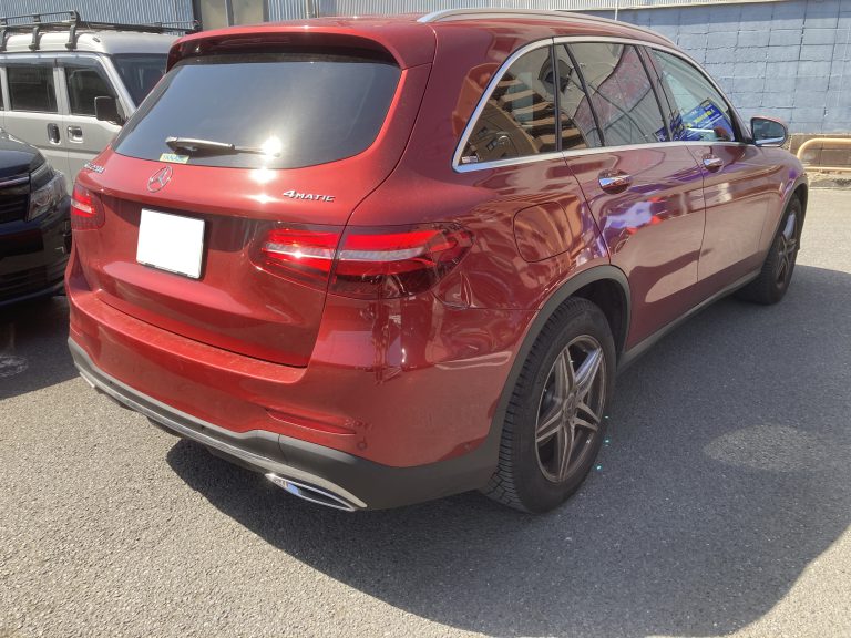 ポールに接触してクォーターパネルとリアバンパーを損傷したメルセデスベンツ、W256、GLCを修理しました。 | 輸入車修理専門店 S-TECH ...