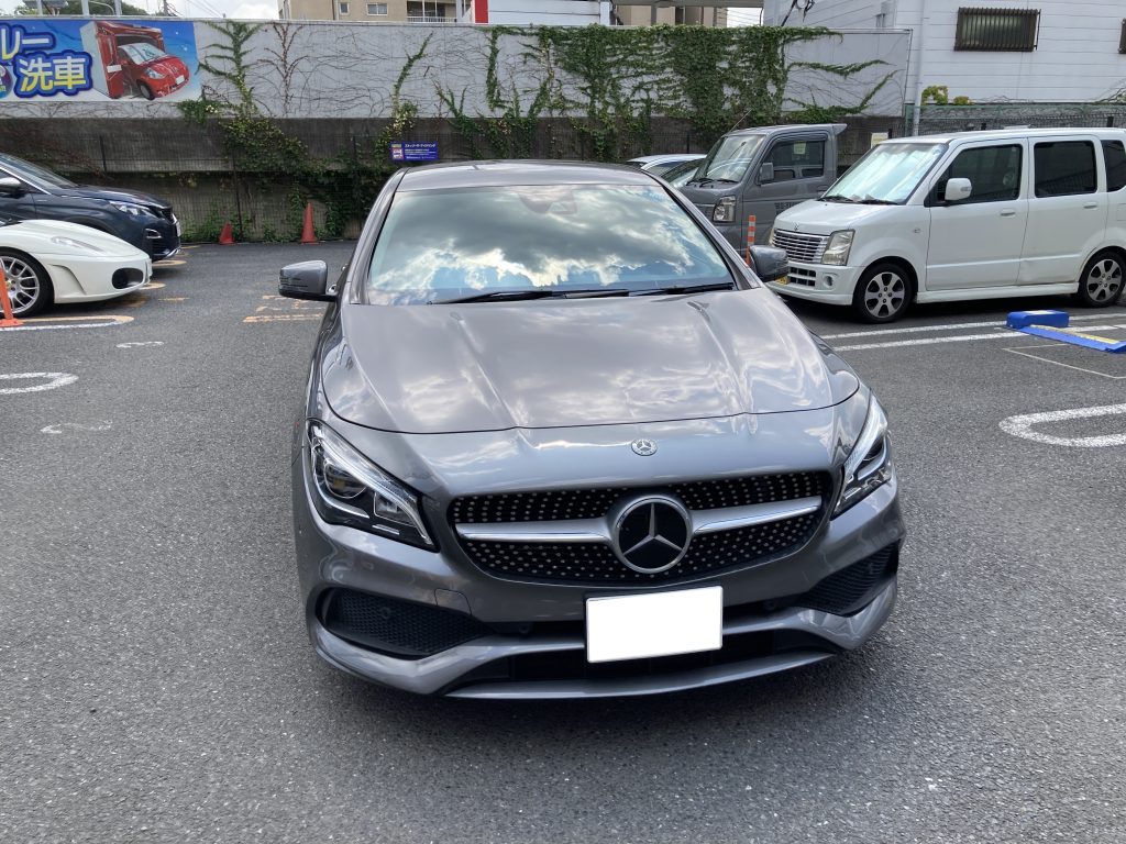 壁に接触して損傷したメルセデスベンツ、W117の修理をしました。 | 輸入車修理専門店 S-TECH carservice (エステックカー ...